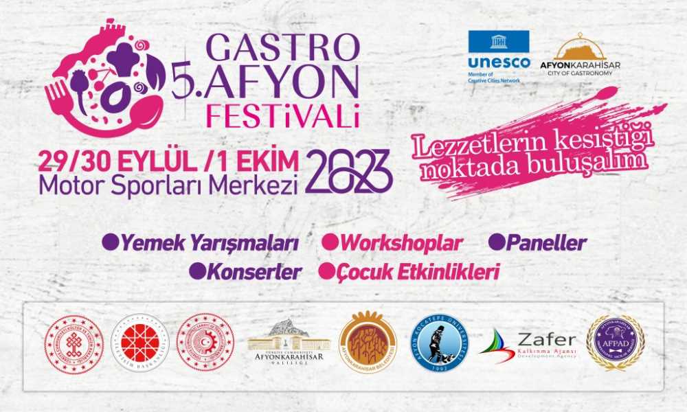 5. ULUSLARARASI GASTRO AFYON TURİZM VE LEZZET FESTİVALİ | Türkiye